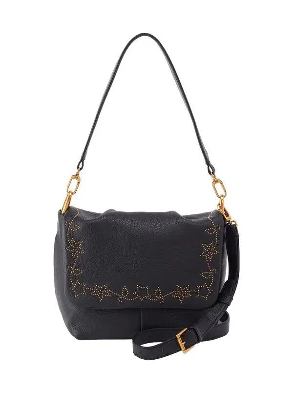 Hobo Harley Convertible Leather Shoulder Bag - Black
