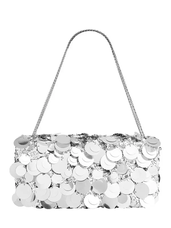 Rabanne 1969 Pailette Shoulder Bag - Silver