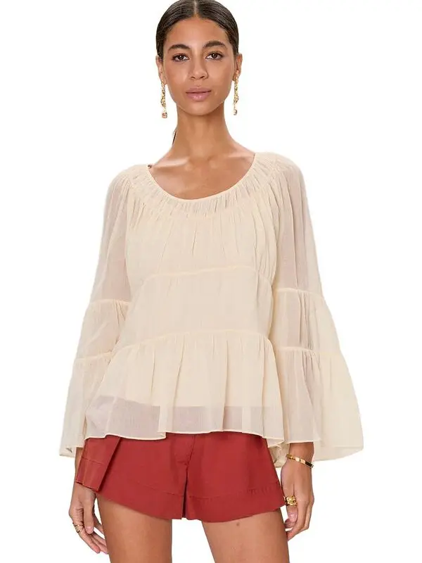 Rebecca Taylor Skye Blouse - Cream