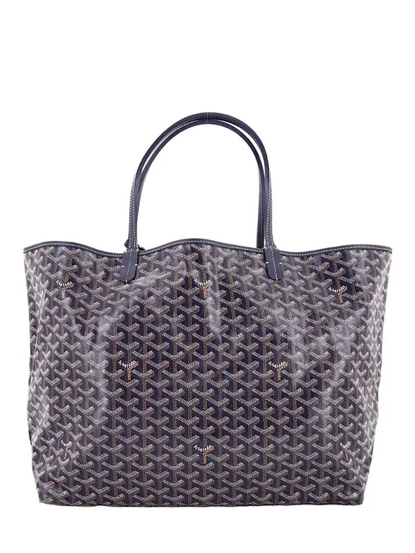 GOYARD Gm Saint Louis Tote Coated Canvas - Blue