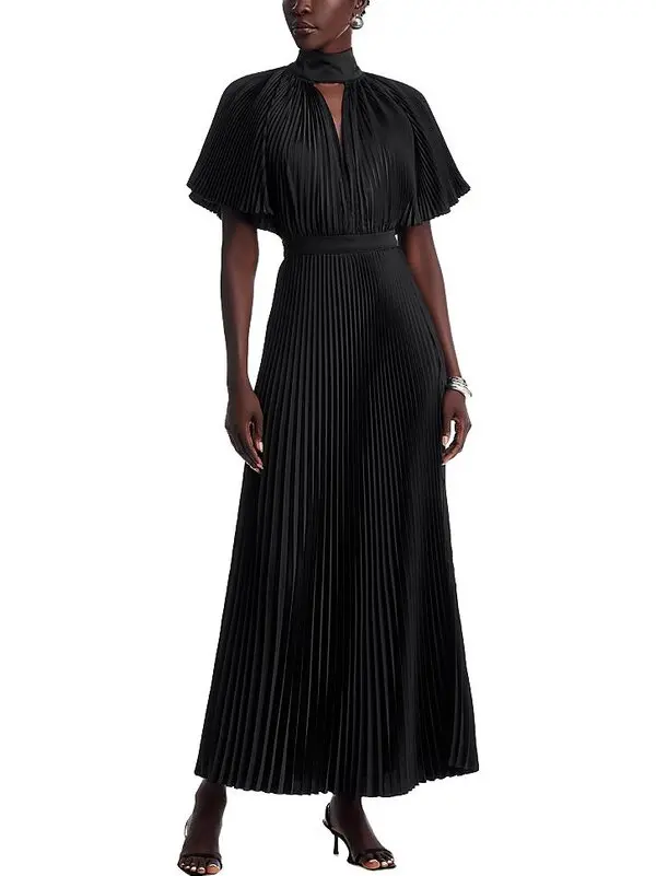 L'IDEE Anais Split Gown - Noir