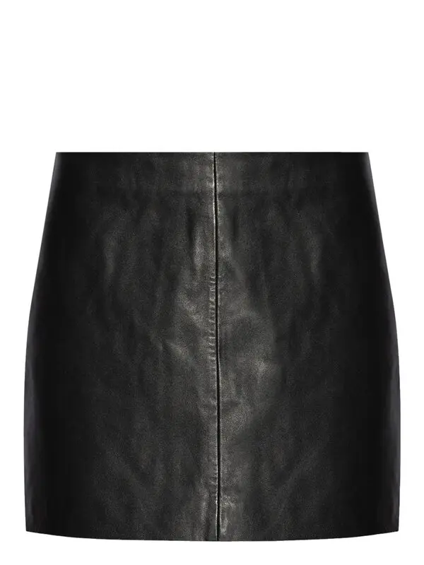 ALLSAINTS Leather Mini Skirt - Black