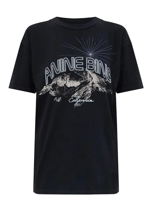 ANINE BING Walker T-shirt - Black