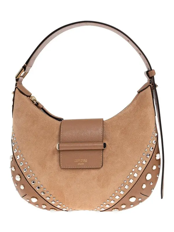 JIMMY CHOO Shoulder Bag ‘bar Hobo Small - Brown