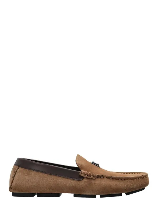 Dolce & Gabbana Leather Loafers - Brown