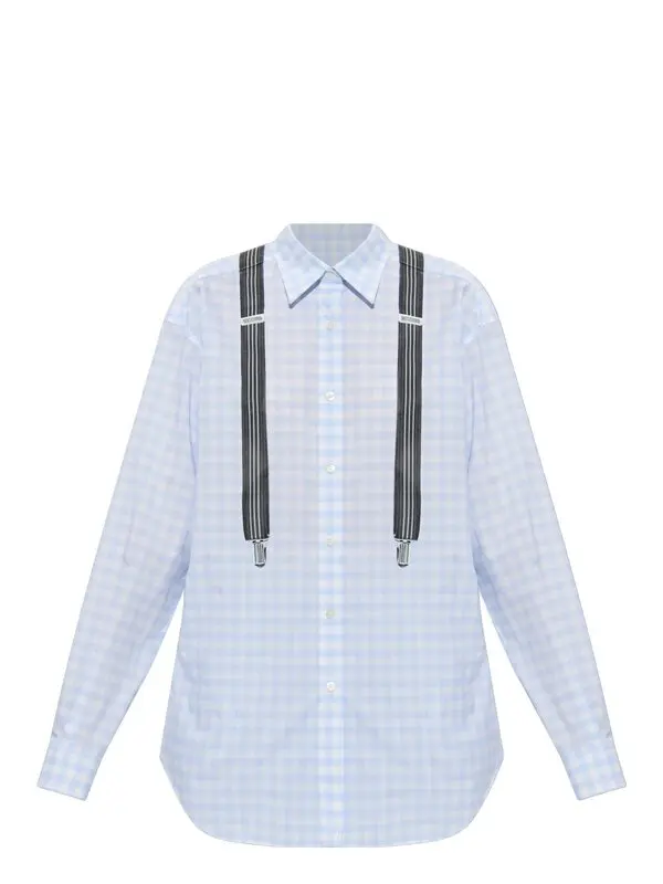 Moschino Checked Pattern Shirt - Blue