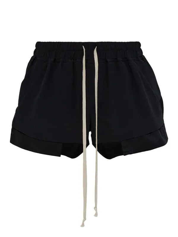 Rick Owens Shorts With Pockets - Black