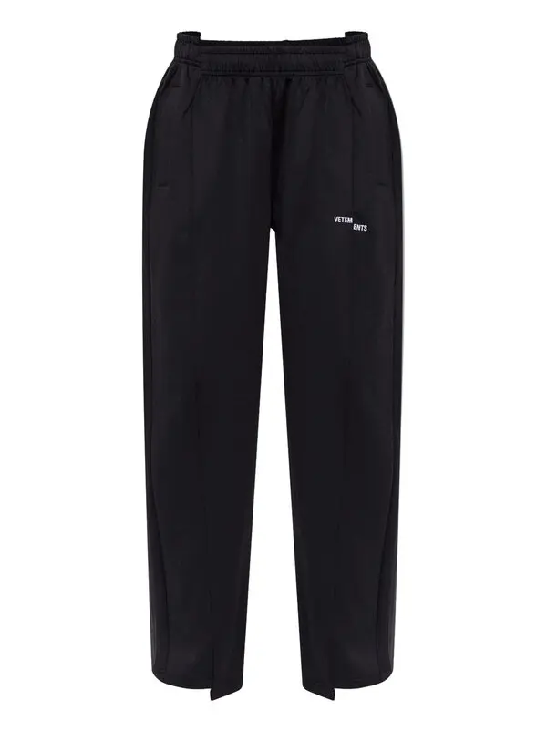 Vetements Logo Sweatpants - Black