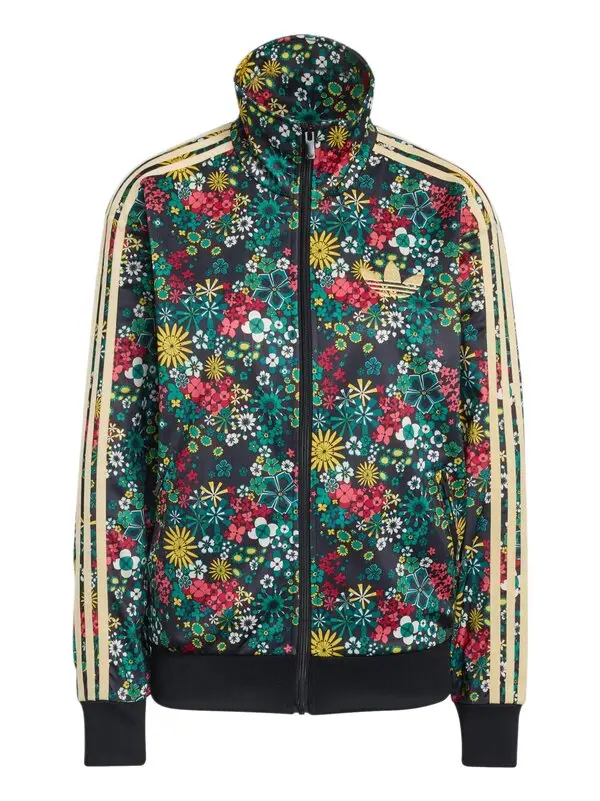 Adidas Originals X Liberty London Firebird Track Top - Black / Bold Green / Collegiate Green / Eqt Yellow
