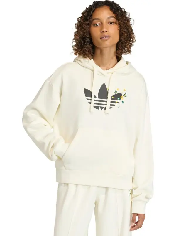 Adidas Originals X Liberty Fleece Hoodie - Off White