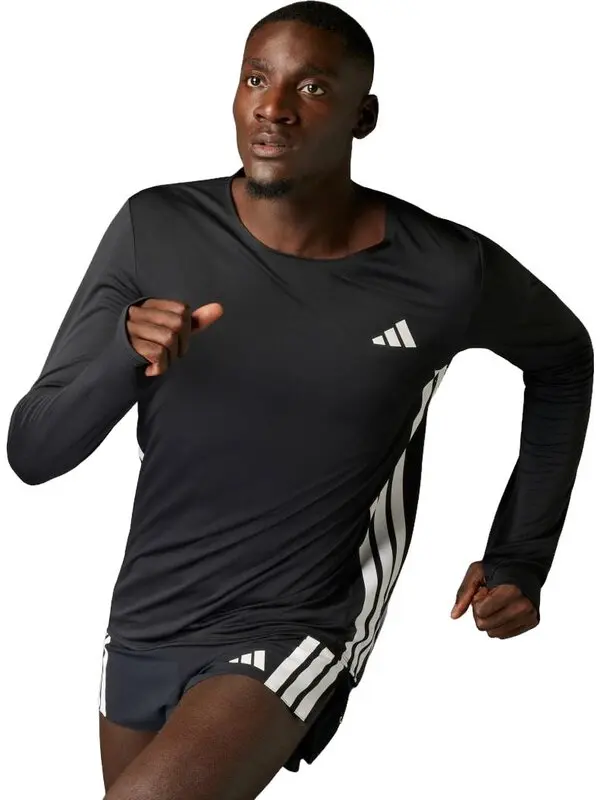 Adidas Adizero Running Long Sleeve Tee - Black
