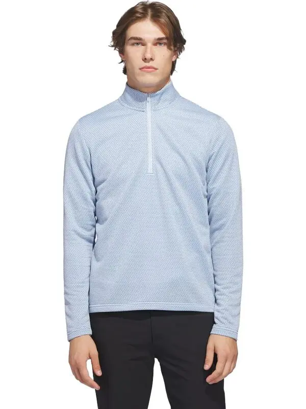 Adidas Performance Printed Quarter-zip - Crystal Sky