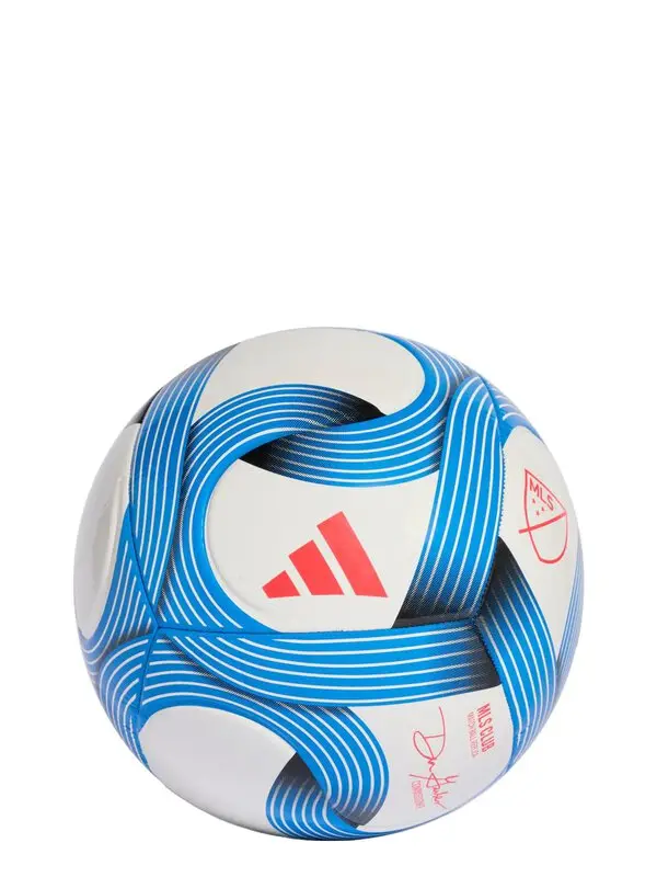 Adidas 2026 Major League Soccer Club Ball - White / Glow Blue / Lucid Red