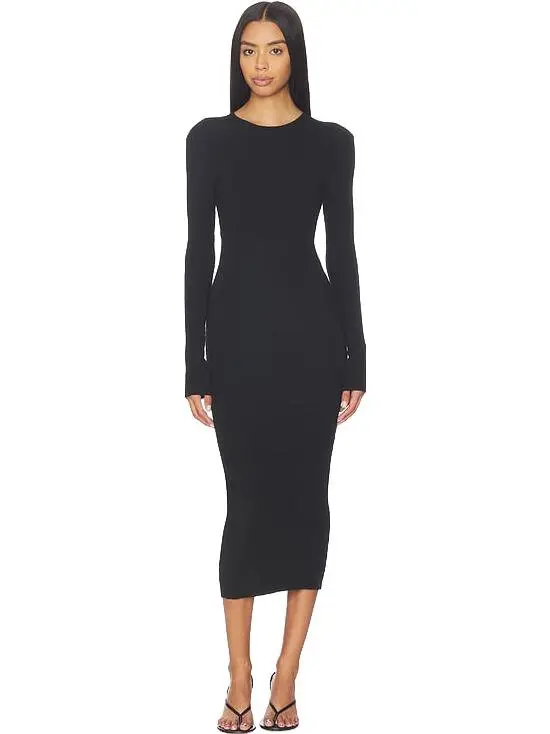 Fear Of God Rib Long Sleeve Dress - Vintage Black