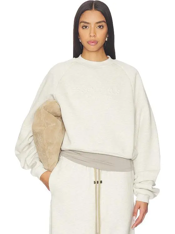 Fear Of God 90's Raglan Sweatshirt - Oatmeal Heather