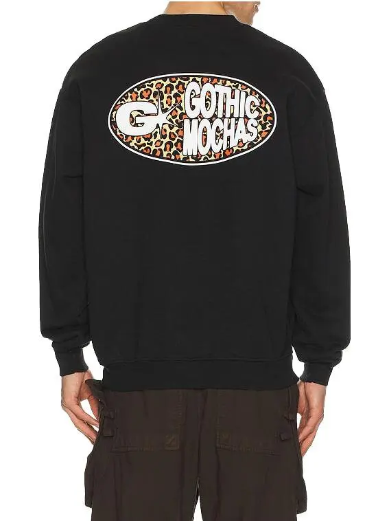 GOTHICMOCHAS Pill Crewneck Sweatshirt - Vintage Black