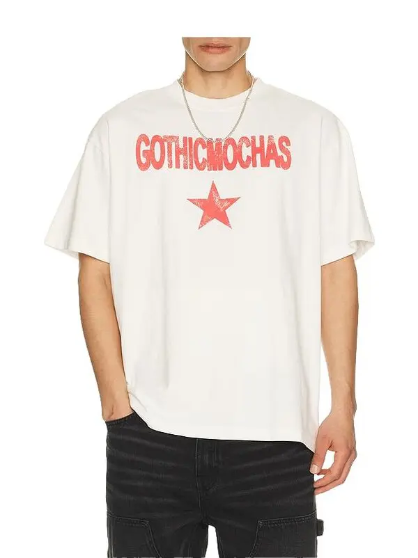 GOTHICMOCHAS Rockstar Tee - Cream