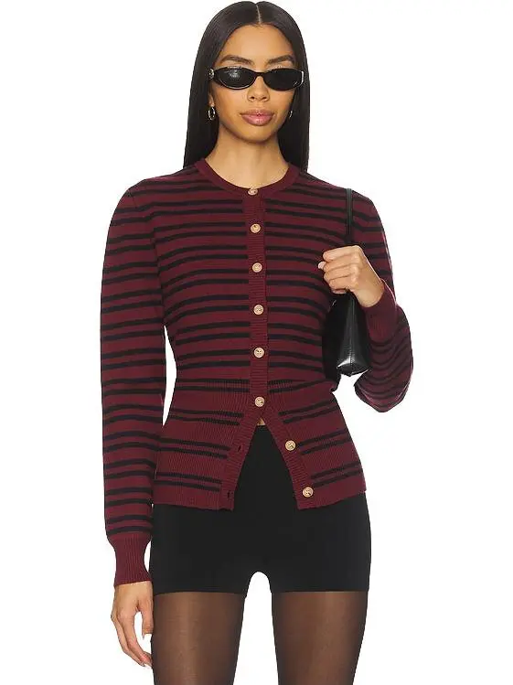 NIA Baxter Cardigan - Oxblood