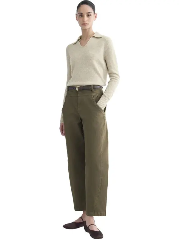 Everlane Double-stitch Barrel Pant - Beech