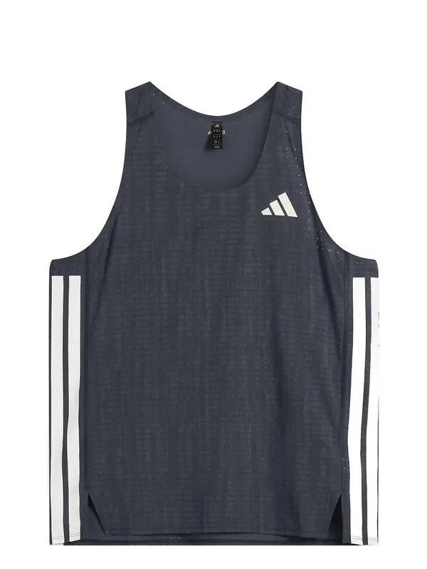 Adidas Adizero Singlet Vest - Carbon/black