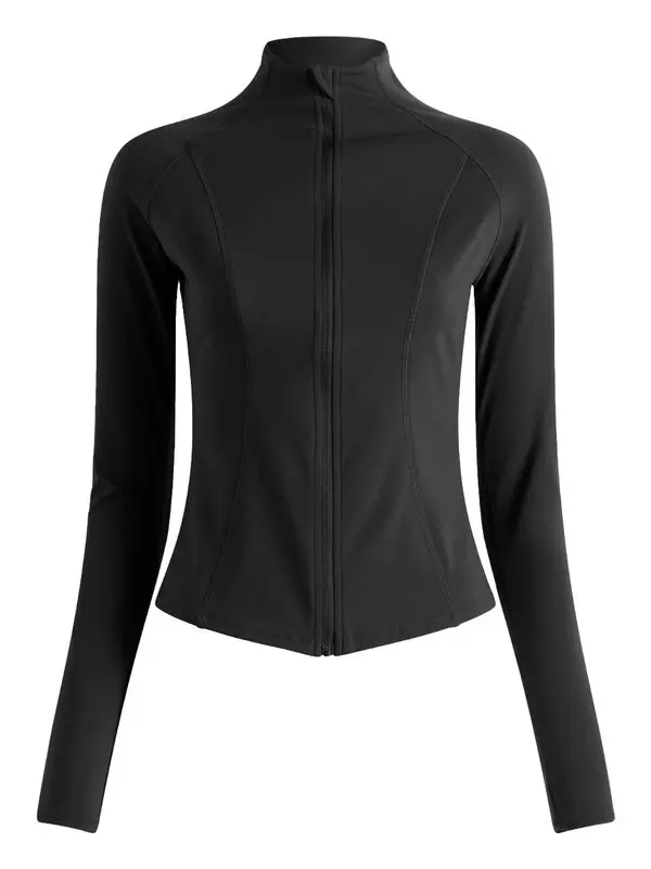 TALA Dayflex Zip Through Jacket - Shadow Black
