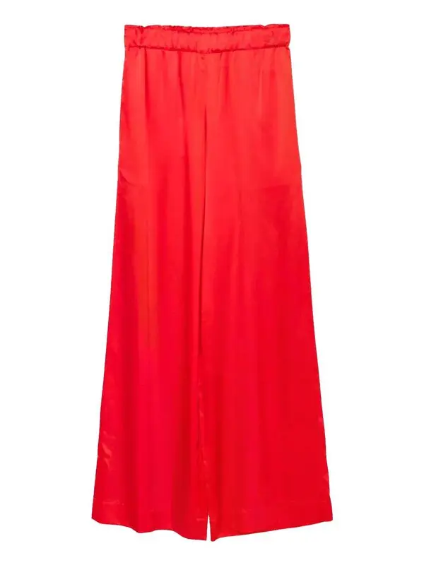 DANAMÉ Wide Leg Trousers - Red