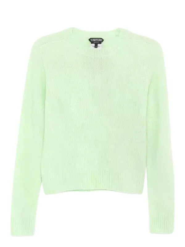 TOM FORD Crew Neck Jumper - Green