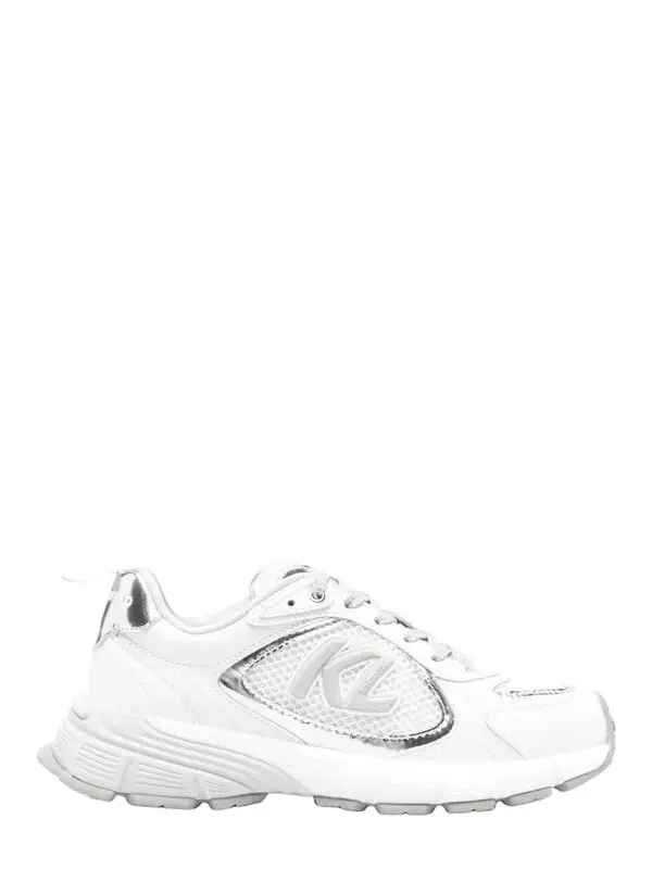 Karl Lagerfeld Orion Metallic-trim Sneakers - White