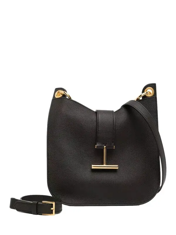 TOM FORD T Bar Shoulder Bag - Brown