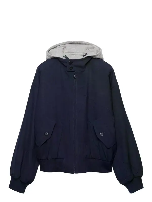 Prada Hooded Jacket - Blue
