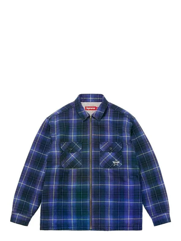 Supreme Zip-fastening Shirt Jacket - Blue