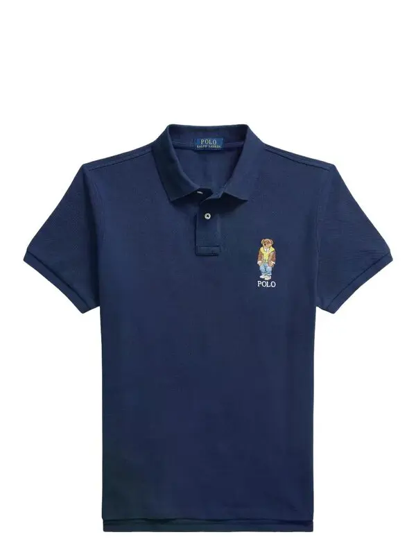 Polo Ralph Lauren Logo-embroidered Polo Shirt - Blue