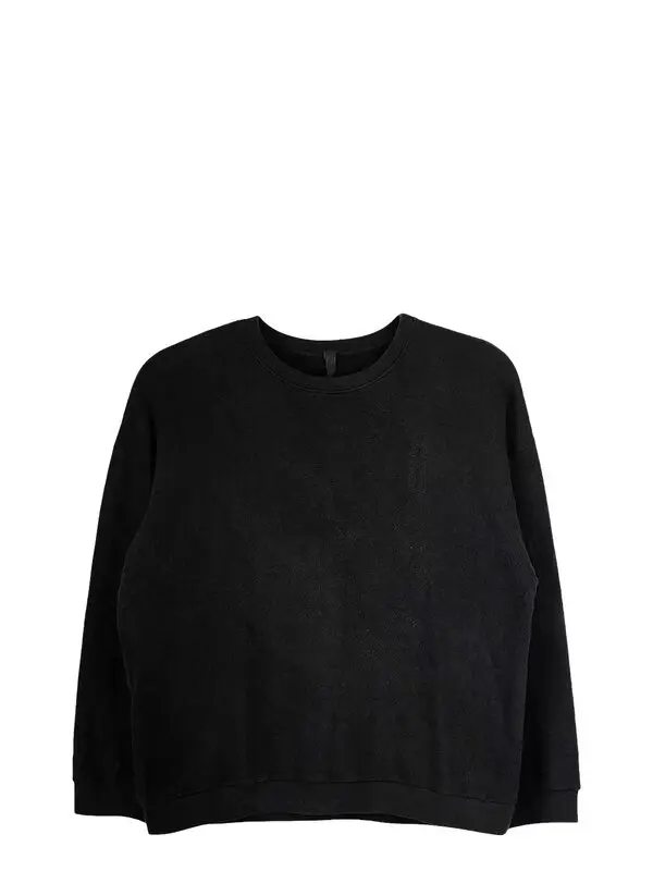 Chrome Hearts Embroidered Vertical-logo Sweatshirt - Black