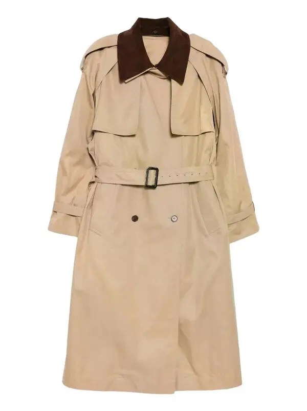 JUUN.J Single-breasted Trench Coat - Neutrals
