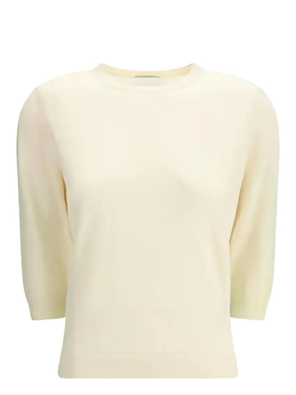 ALLUDE Knitwear With Three-quarter Sleeves - Neutrals