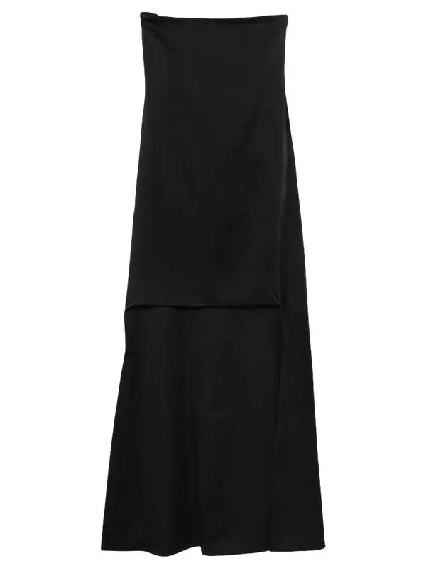 TOM FORD Strapless High-low Dress - Black