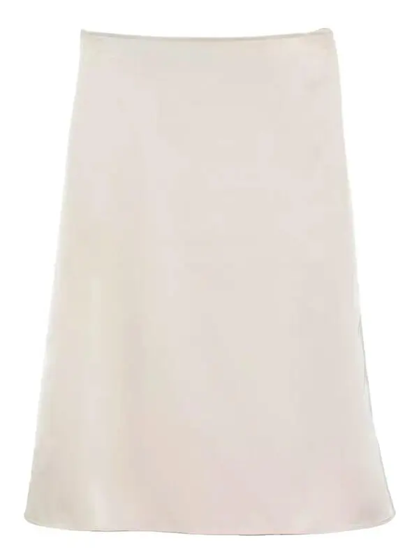 Calvin Klein A-line Midi Skirt - Neutrals