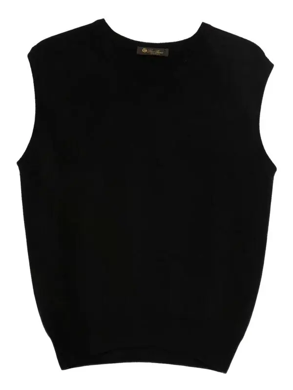 Loro Piana Cashmere Vest - Black