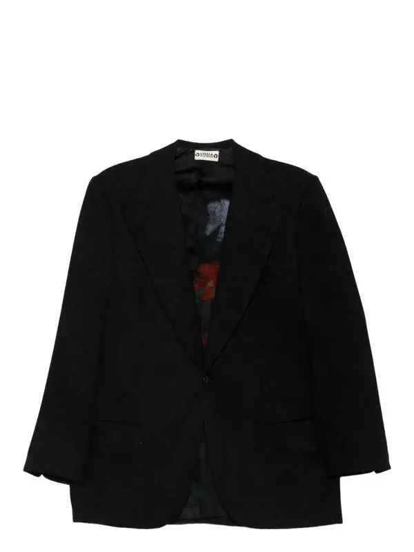 A.N.G.E.L.O. VINTAGE CULT Upcycled Wool Blazer - Black