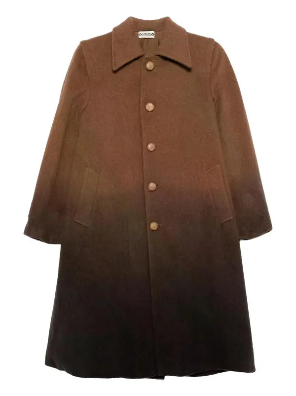 A.N.G.E.L.O. VINTAGE CULT Ombré-effect Coat - Brown
