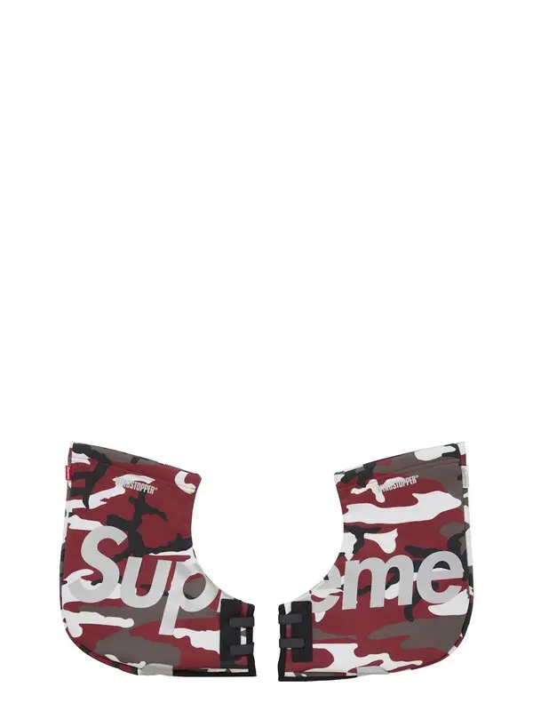 Supreme Windstopper Handlebar Mitts - Red Camo