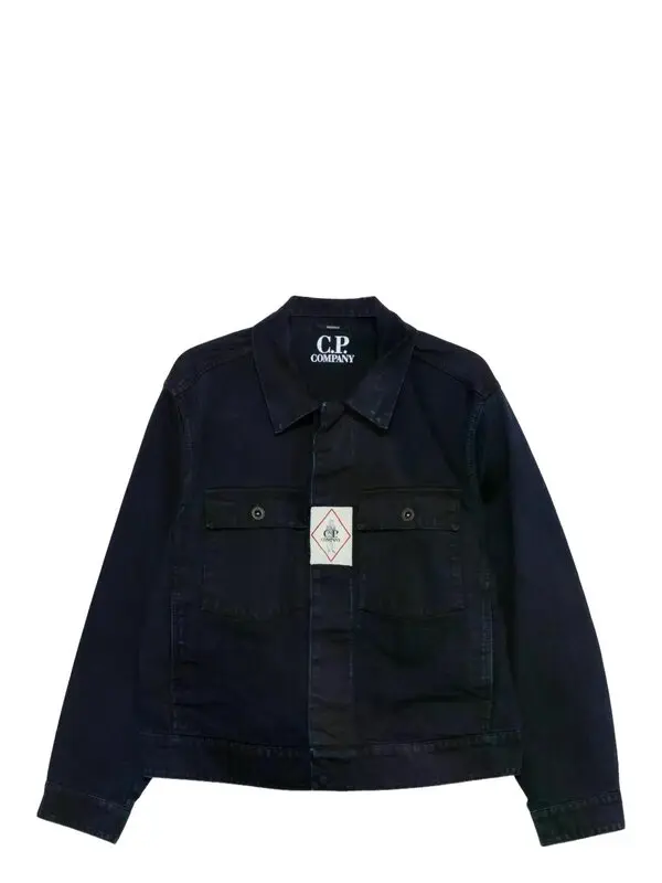 C.P. COMPANY Flap-pockets Denim Jacket - Blue