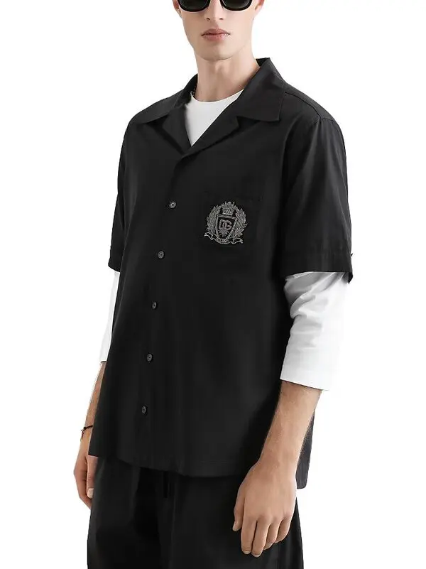 Dolce & Gabbana Logo Crest Shirt - Black