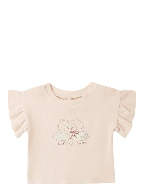 QUINCY MAE Graphic T-shirt - Petal