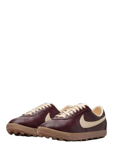 Nike Astrograbber Leather Sneakers - Burgundy Crush/muslin/yellow