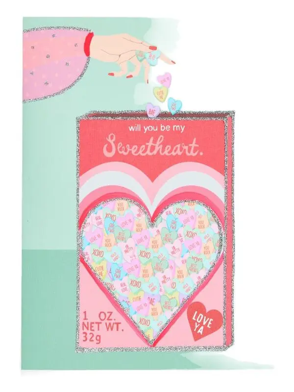 VERRIER Will You Be My Sweetheart Greeting Card - Green Multi