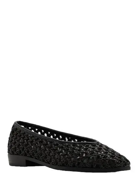 Aldo Pointy-toe Ballet Flat - Black