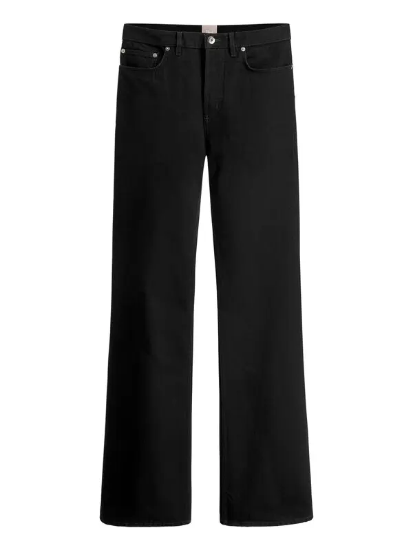 Dior Bootcut Cotton Twill Jeans - Black Cotton Twill