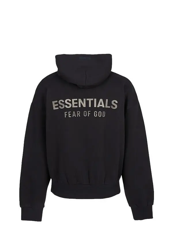 Fear Of God Essential Fleece Hooded Sweatshirt - Black