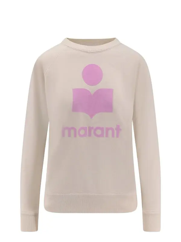 MARANT ETOILE Milly Ny Organic Cotton Sweatshirt - Beige